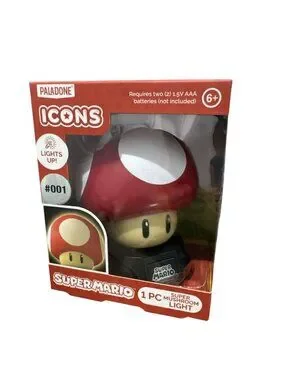 Paladone | Toys | Super Mario Super Mushroom Light Paladone Collectible ...